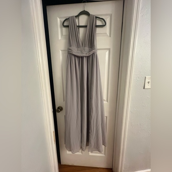 Lulus | Dresses | Grey Lulus Bridesmaid Dress | Poshmark